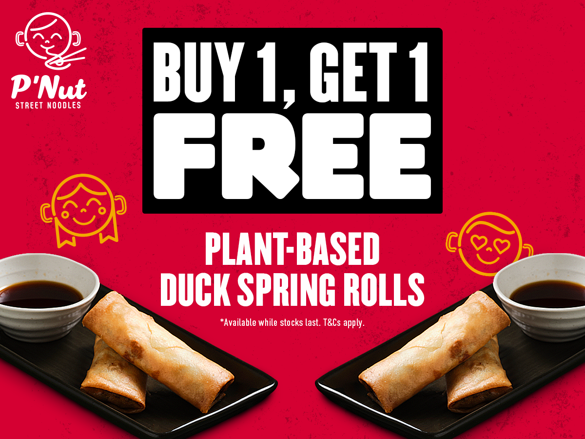 Buy 1, Get 1 Free | Plant-based Duck Spring Rolls